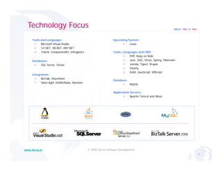 Decos Offshore Software Development Company | PPT