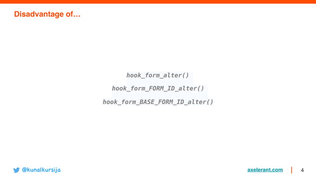 Decoupling entity-validations from entity-forms | PPT