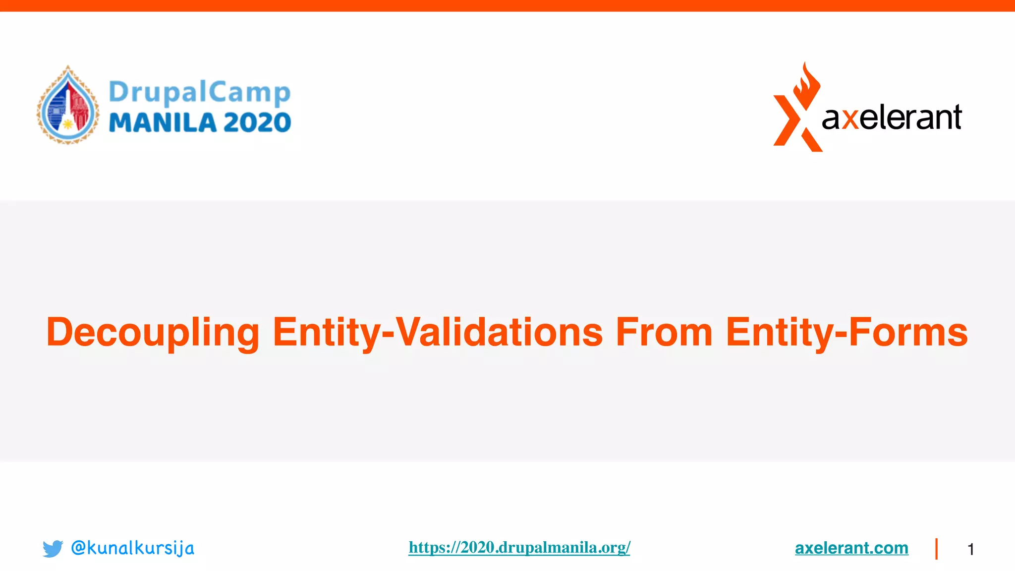Decoupling entity validations from entity forms | PPT Decoupling entity validations from entity forms | PPT