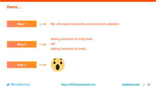Decoupling entity validations from entity forms | PPT
