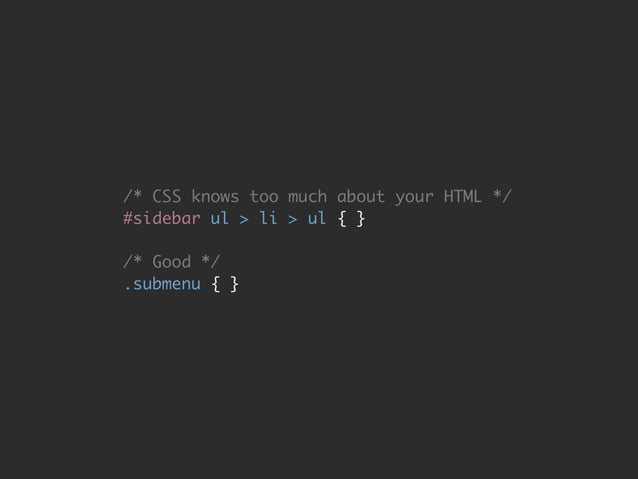 Decoupling Your HTML, CSS & JavaScript | PPT