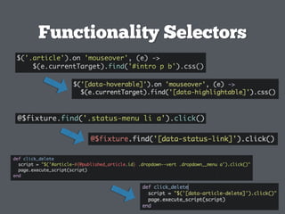 Decoupling the Front-end with Modular CSS | PPT