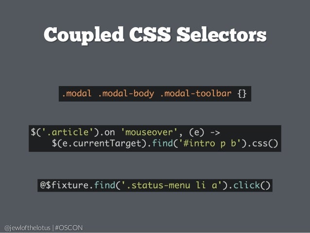 Decoupling the Front-end with Modular CSS