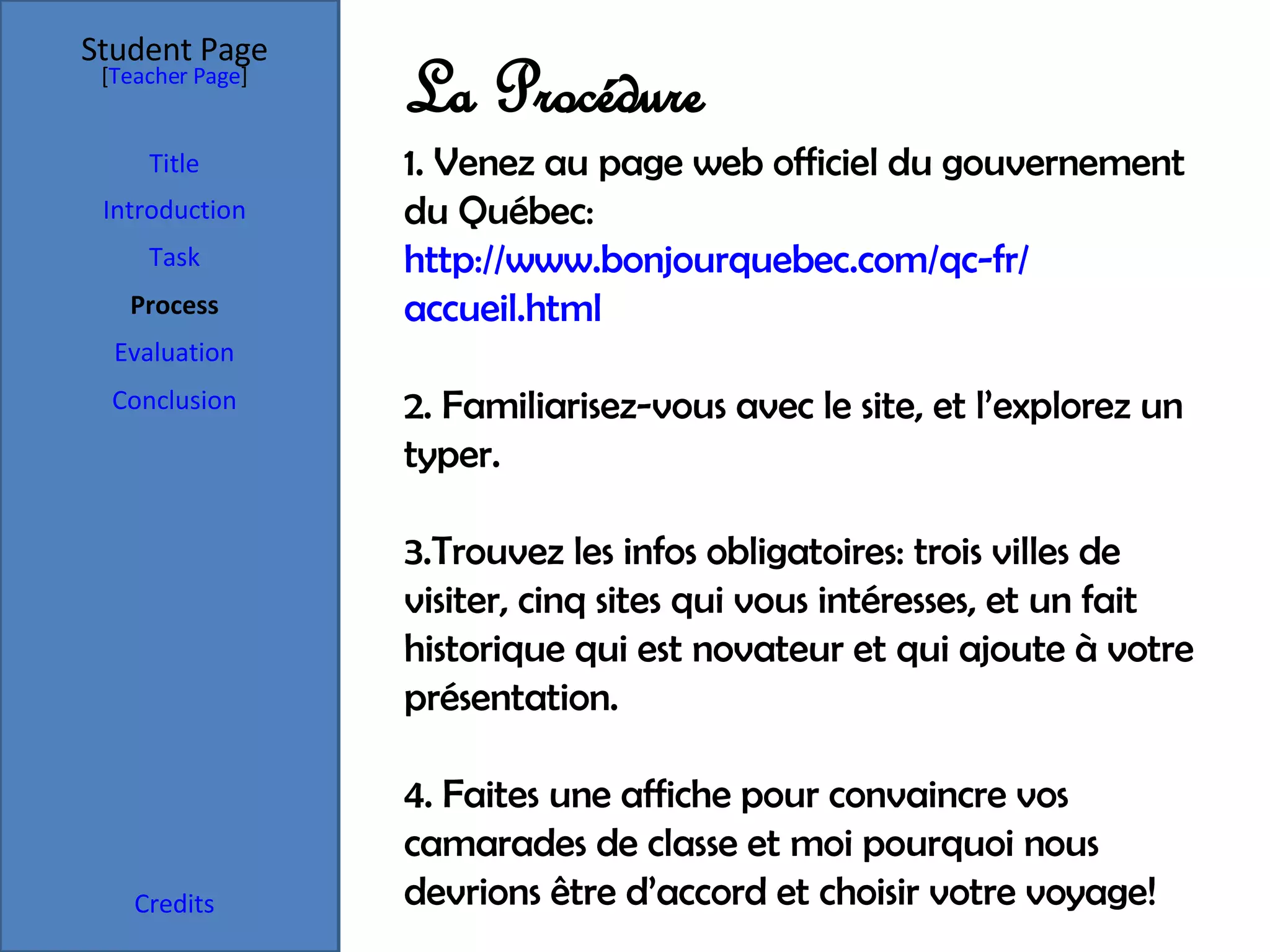 Decouvrez le Quebec! | PPT