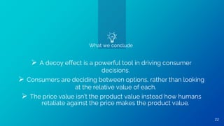 Decoy effect and pricing | PPTX
