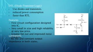 Evolution of digital logic family | PPTX