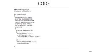 Real-time Obstacle Avoidance Algorithm for Mobile Robots | PPTX
