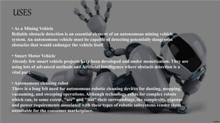 Real-time Obstacle Avoidance Algorithm for Mobile Robots | PPT