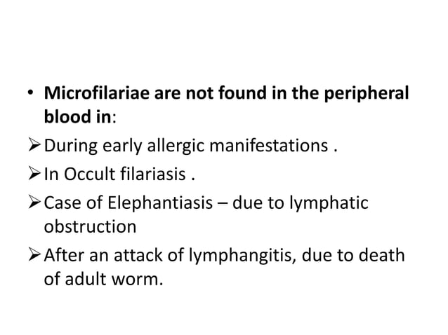 Dec provocation test (lymphatic filiarisis) | PPTX