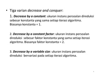 Decrease and Conquer in analysis of algorithms.pptx