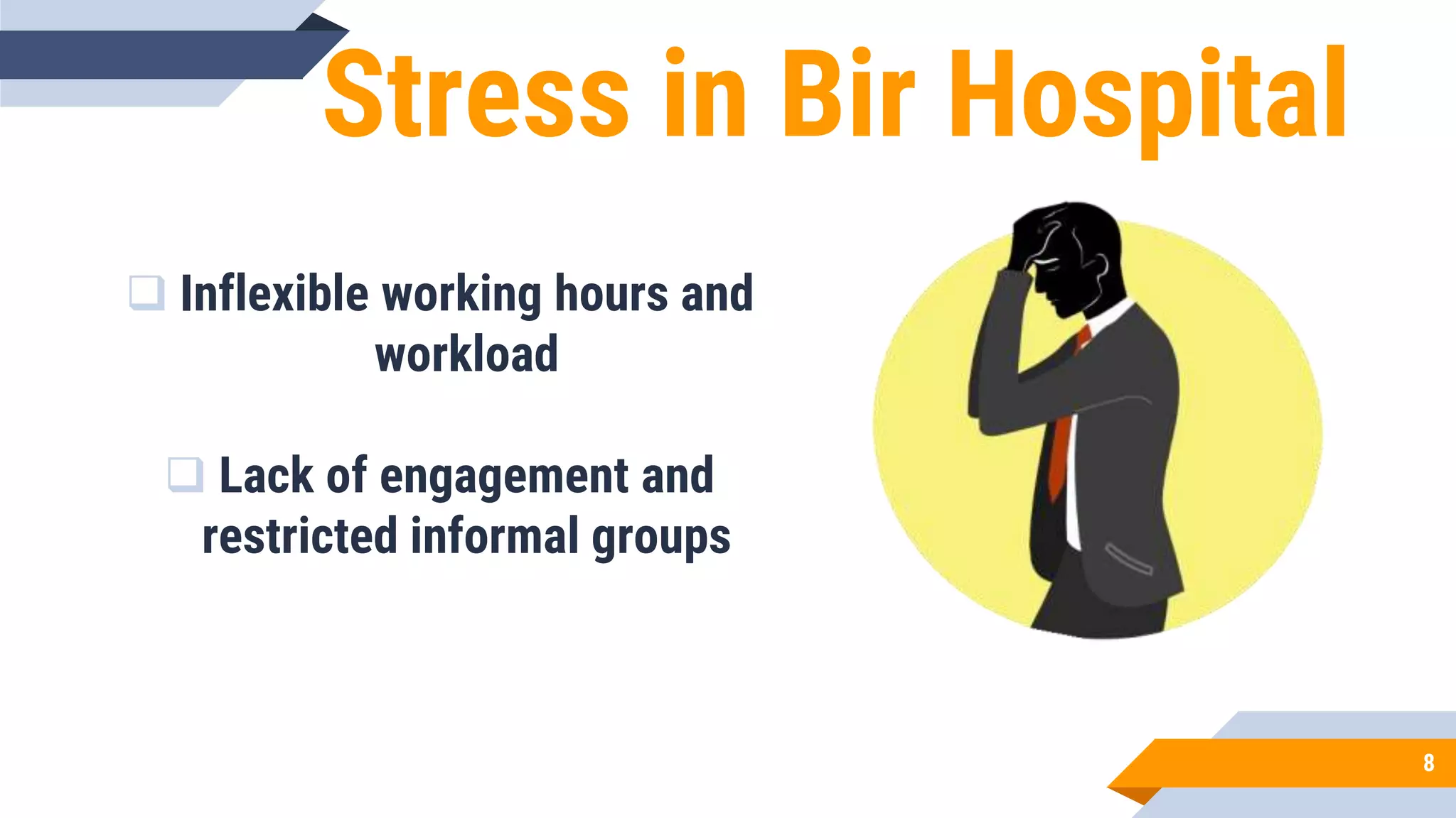 Decrease in employees productivity in bir hospital nepal | PPTX