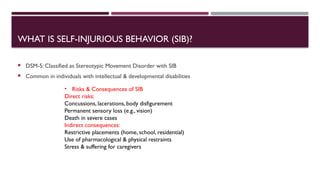 Decreasing Self-Injury in a Child with Multiple Disabilities.pptx