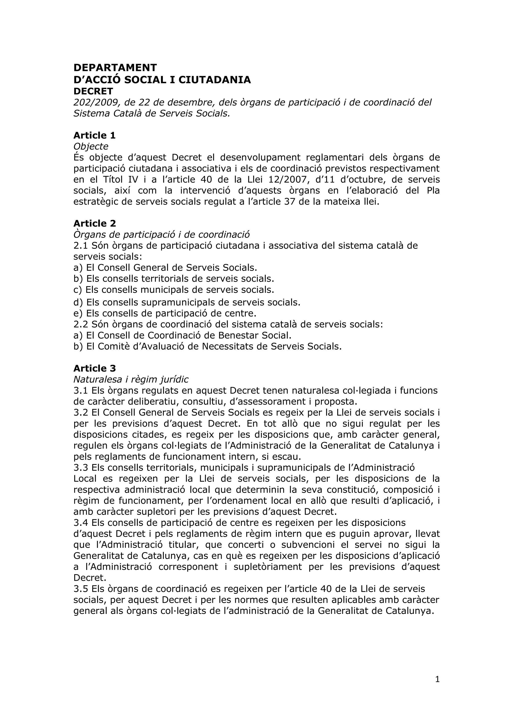 Decret 201 2009 | PDF