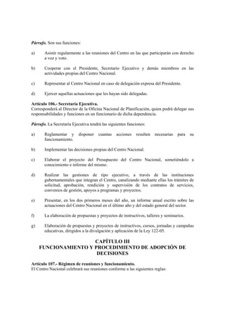 Decreto 40 08 Reglamento Ley 122 05 | PDF