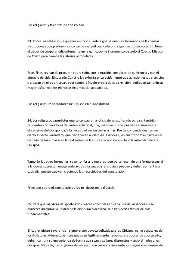 Decreto christus dominus sobre el ministerio pastoral de los obispos