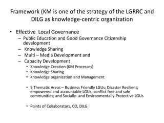 Decription lgrrc framework | PPTX