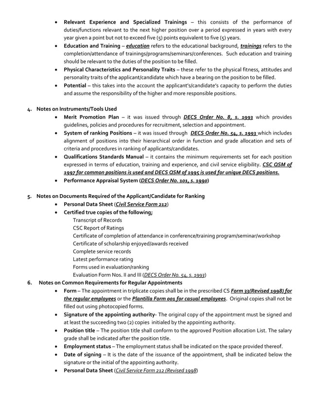 DECS-SERVICE-MANUAL-REVIEWER.doc | Professional School | Postgraduate ...