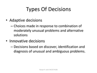 Decsion making | PPT