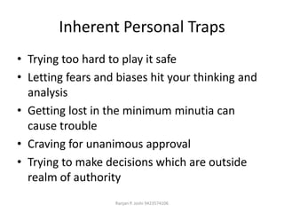 Decsion making | PPTX