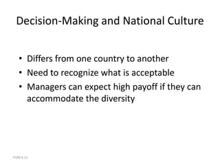 Decsion making | PPTX