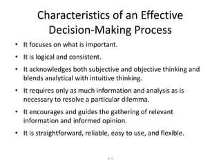 Decsion making | PPTX