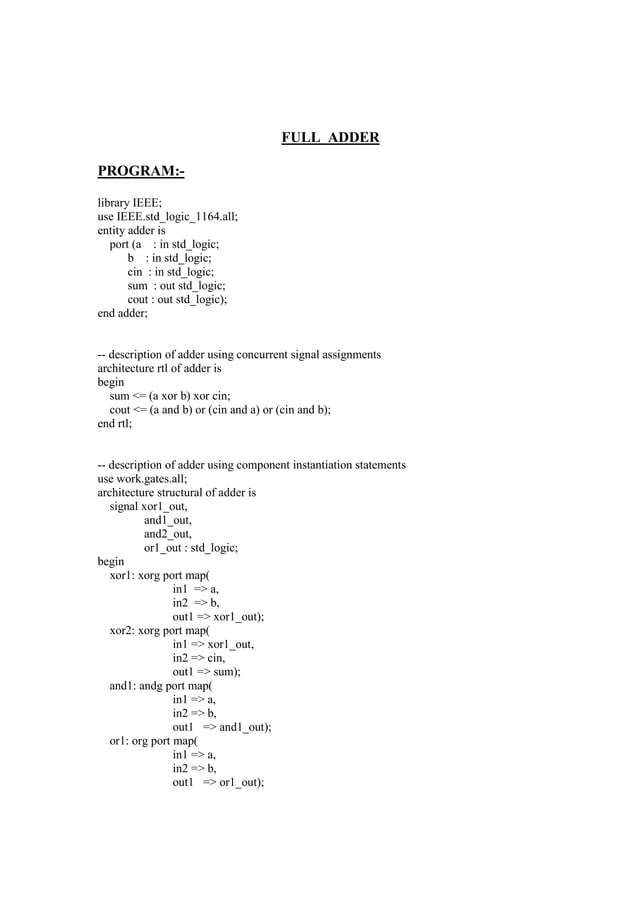 Digital system design lab manual | PDF | Programming Languages | Computing