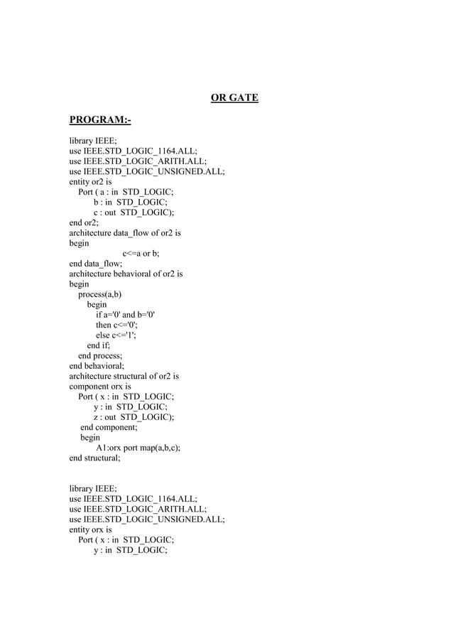 Digital system design lab manual | PDF | Programming Languages | Computing
