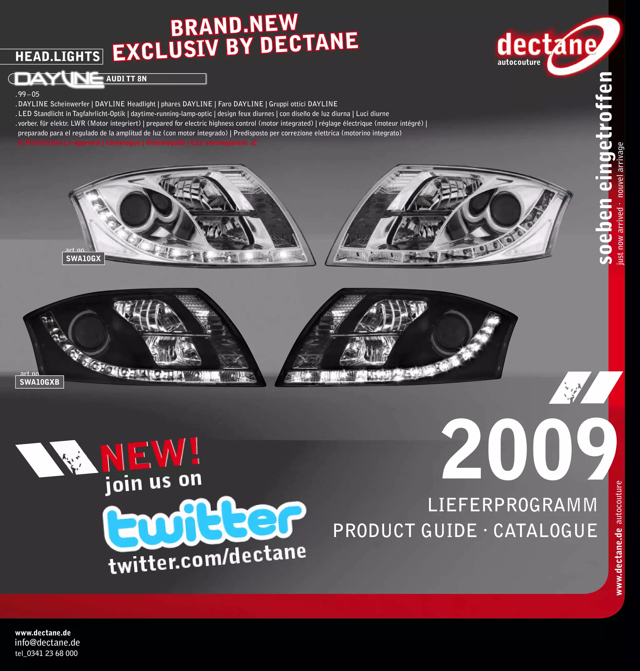 Dectane Nouveautes Septembre 2009 par autoprestige-tuning | PDF