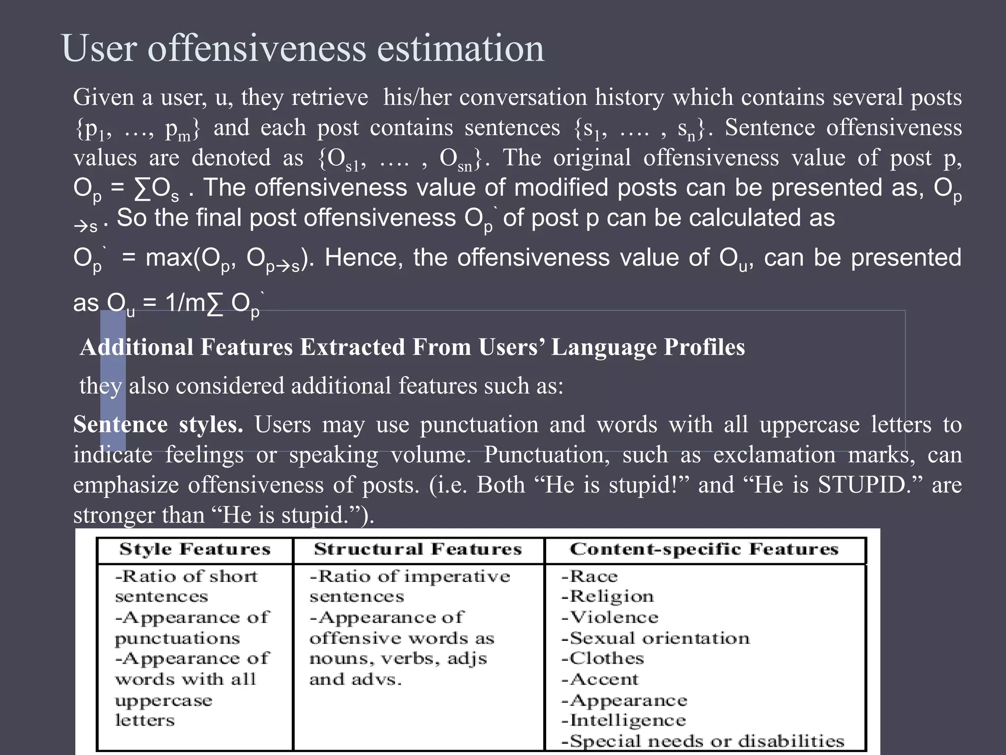 Detection of cyber-bullying | PPTX