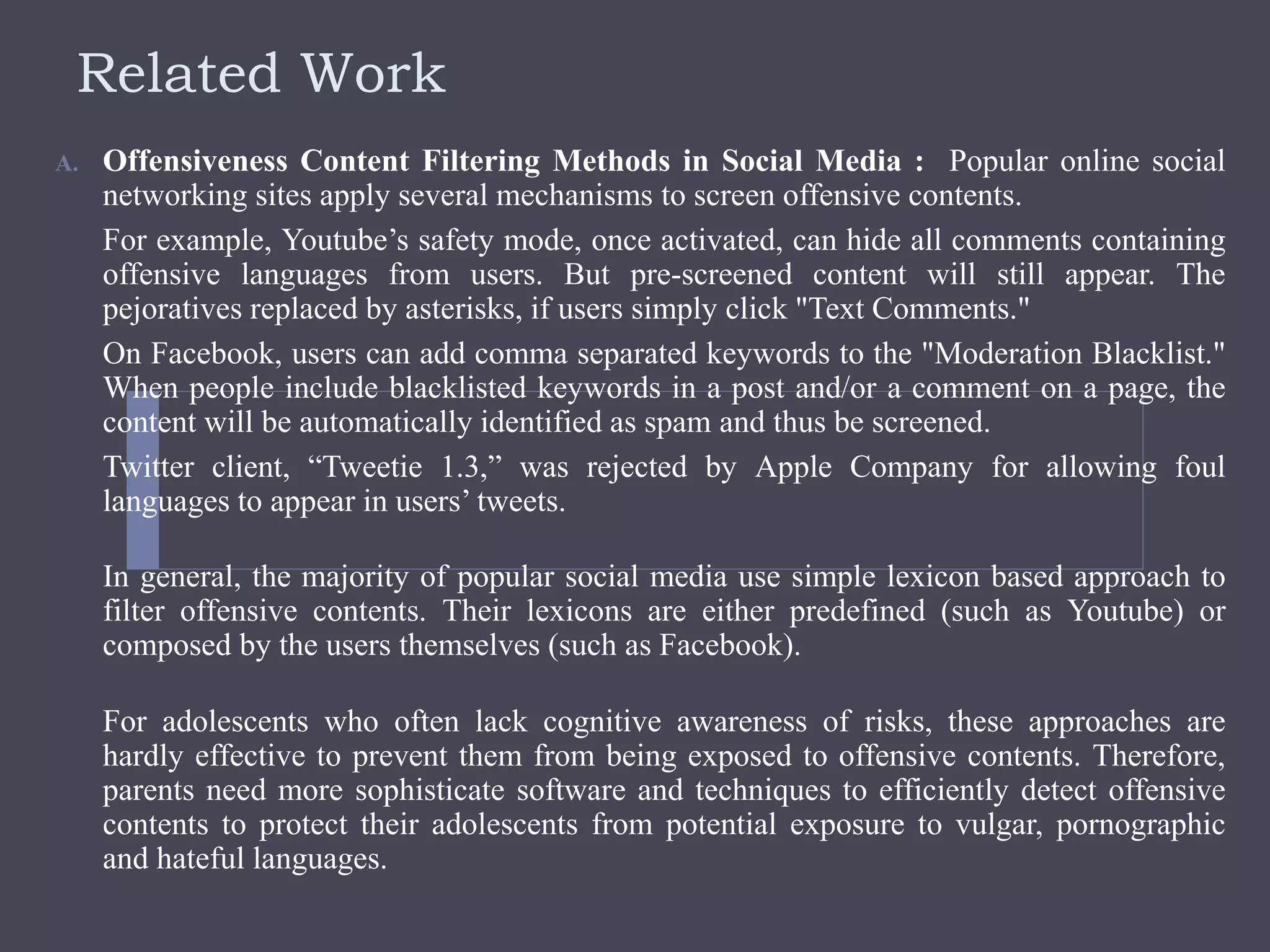 Detection of cyber-bullying | PPTX