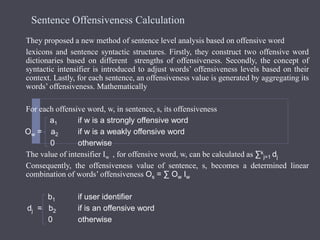 Detection of cyber-bullying | PPTX