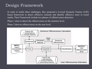 Detection of cyber-bullying | PPTX