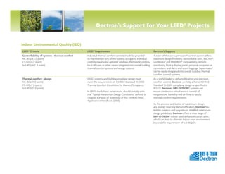 Dectron Support for Your LEED Projects | PDF