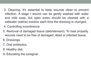 DECUBETIC ULCER (Bed Sores).pptx | Skin and Dermatology | Diseases and ...