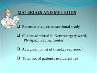 Decubitus ulcers in neurosurgery | PPT