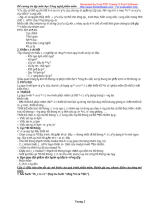 De Cuong On Tap Cnpm | PDF