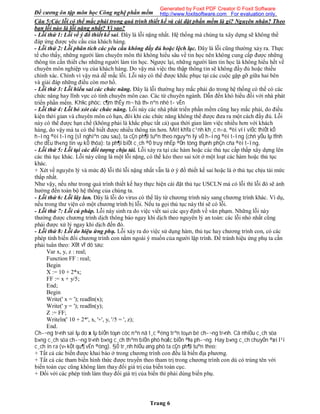 De Cuong On Tap Cnpm | PDF