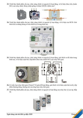 De cuong on tap khi cu dien 2020 | PDF