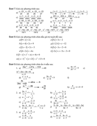 De cuong on tap toan 8 hoc ki 2 | PDF
