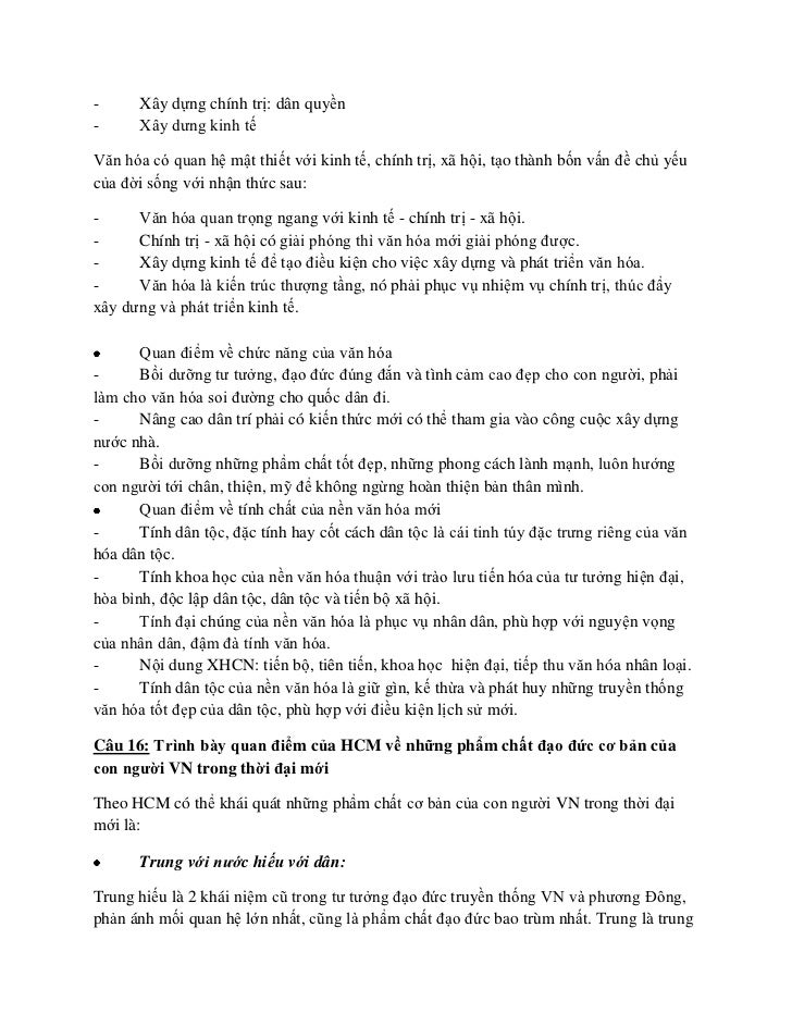 De cuong tu tuong hcm khoa iv