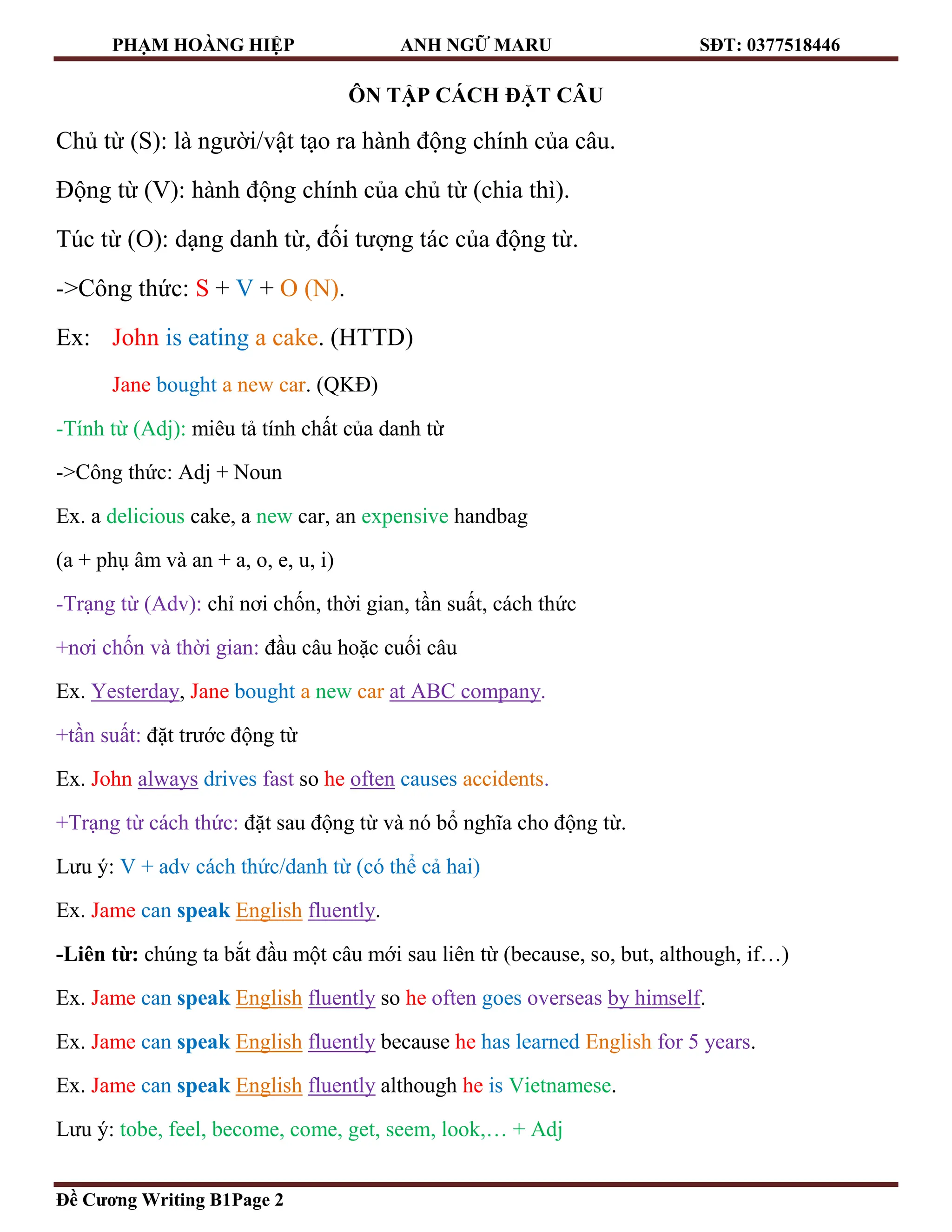 De cuong Writing Vstep B1 C1 rất hay và sá đề thi thực tế | PDF