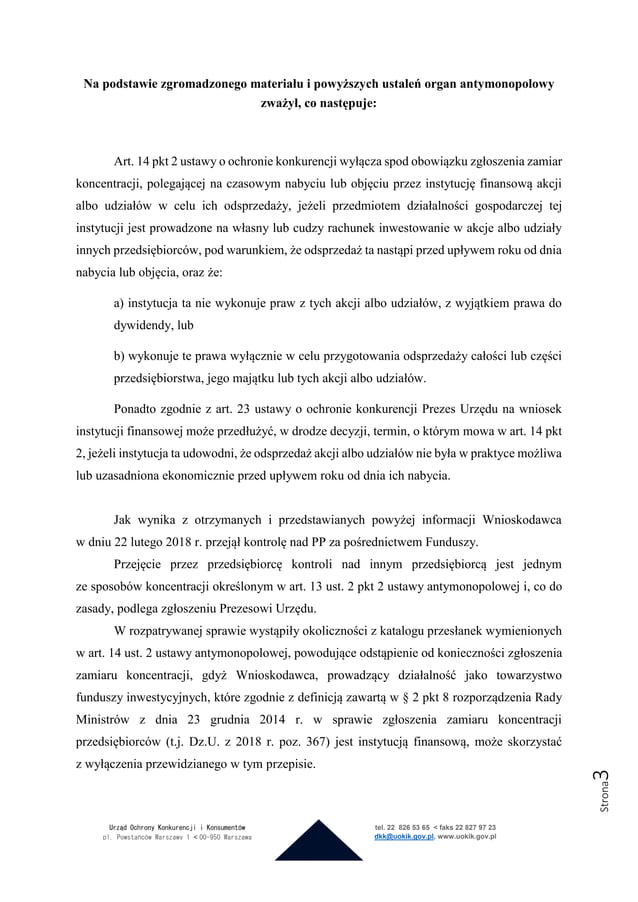 Decyzja uokik | PDF