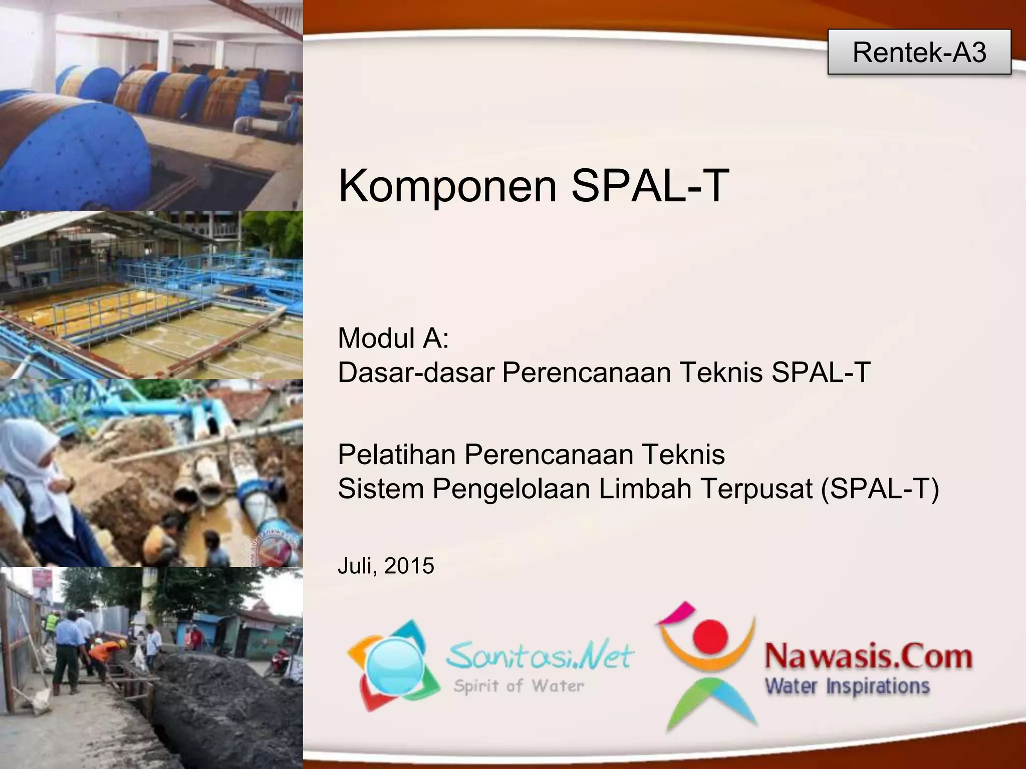 Komponen Sistem Pengelolaan Air Limbah Terpusat (SPAL-T) | PDF