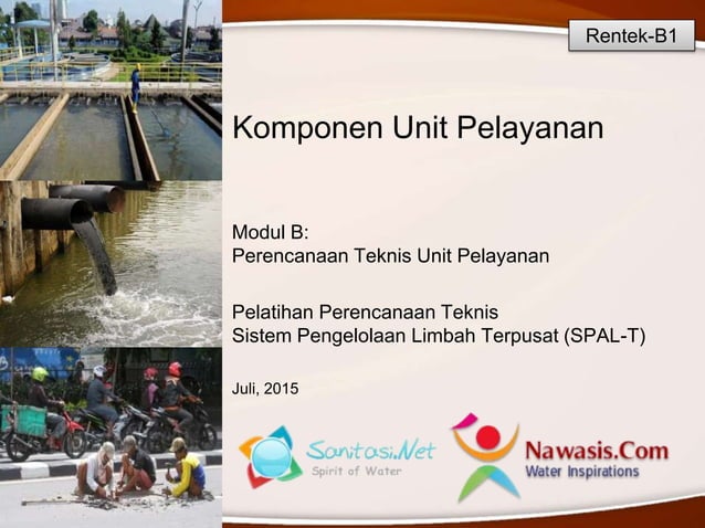 Komponen Unit Pelayanan Air Limbah Sistem Terpusat (SPAL-T) | PDF