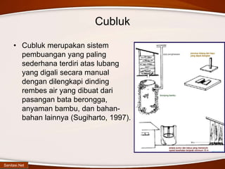 Teknologi dan Sistem Pengelolaan Air Limbah Setempat (SPAL-S) | PPT