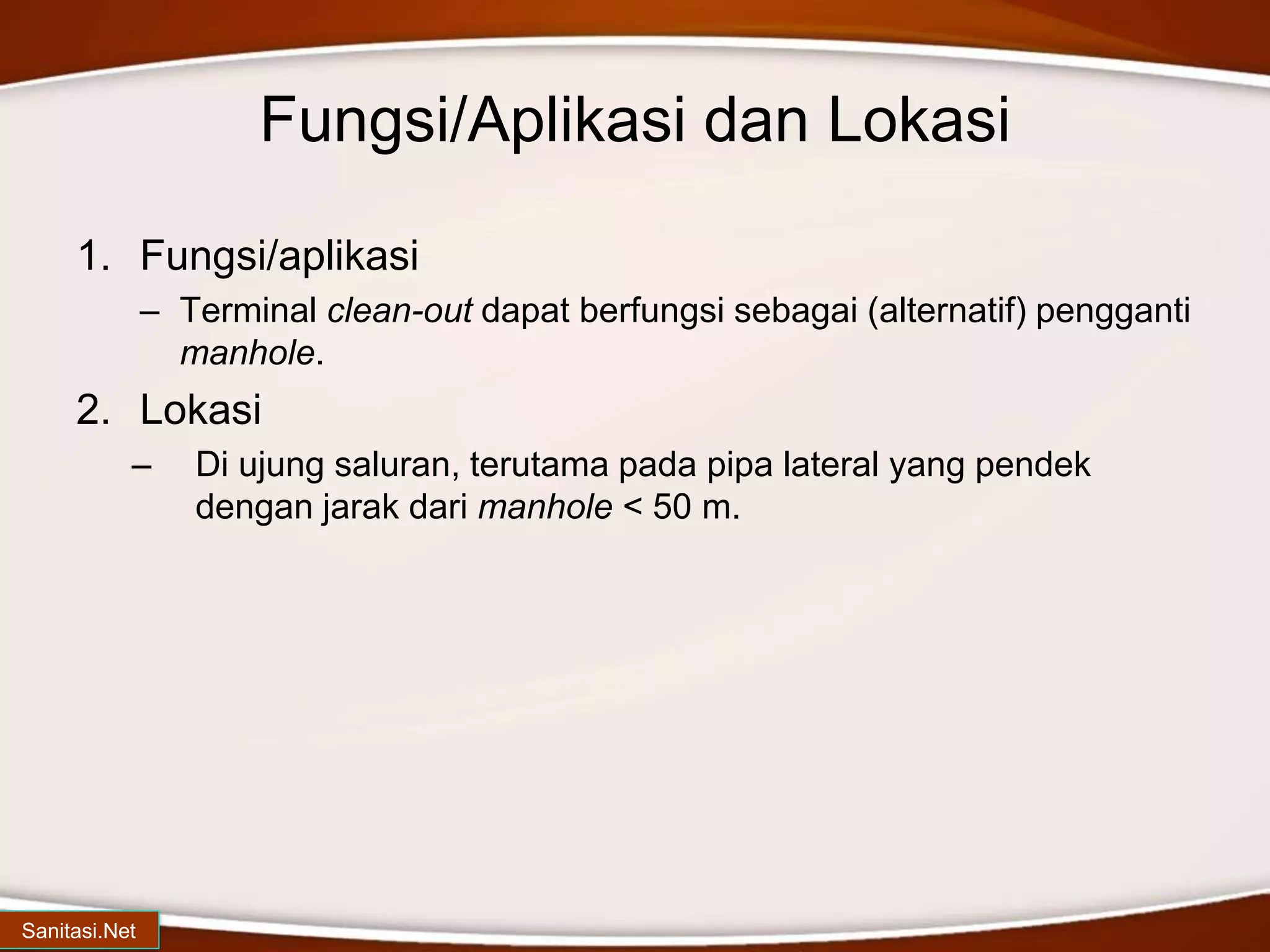Perencanaan Teknis Bangunan Pelengkap Sistem Pengelolaan Air Limbah ...