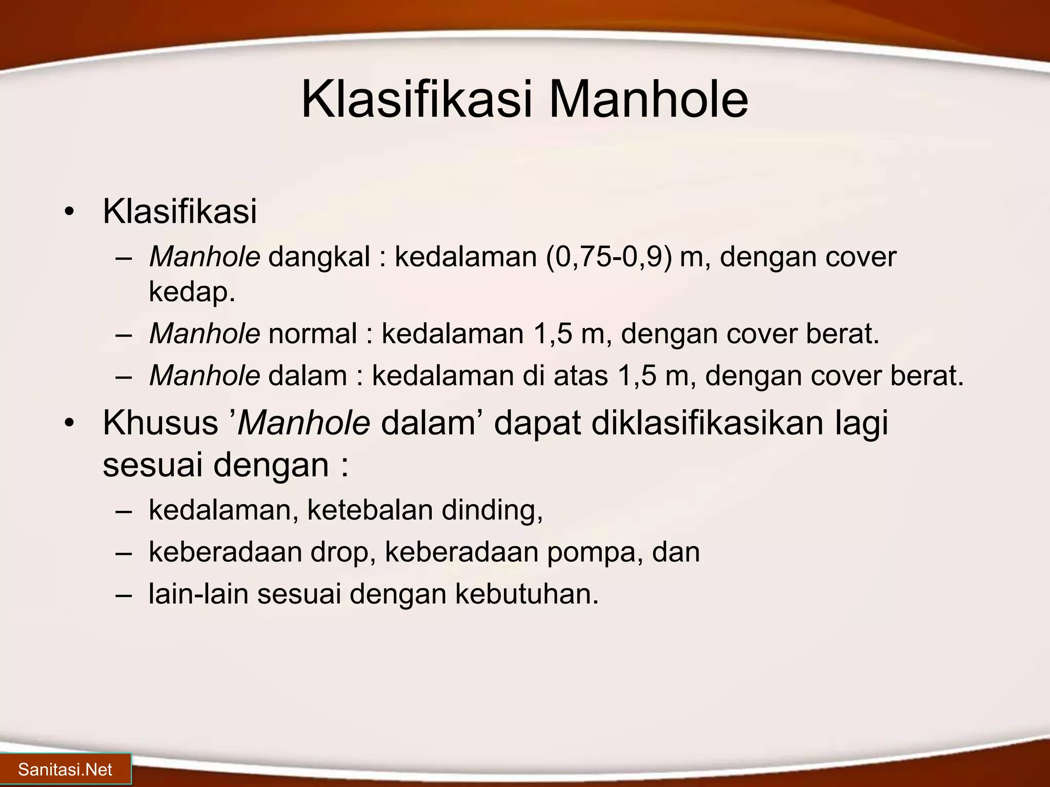 Perencanaan Teknis Bangunan Pelengkap Sistem Pengelolaan Air Limbah ...