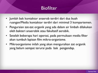 Perencanaan Teknis Bangunan Pengolahan Air Limbah secara Gabungan | PDF