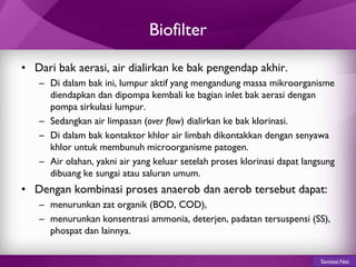 Perencanaan Teknis Bangunan Pengolahan Air Limbah secara Gabungan | PDF
