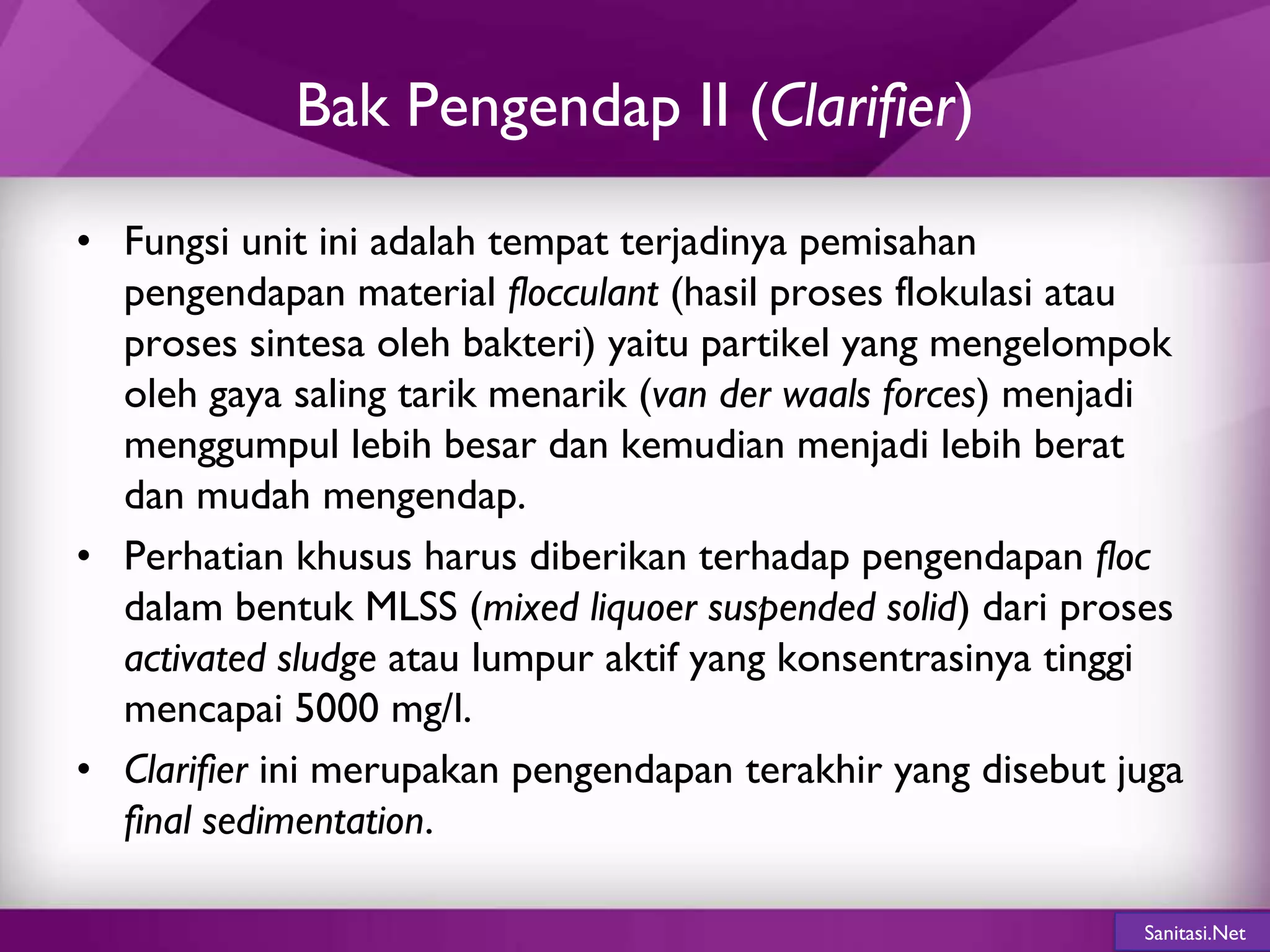 Perencanaan Teknis Sistem Pengolahan Air Limbah (IPAL) Secara Fisik | PDF